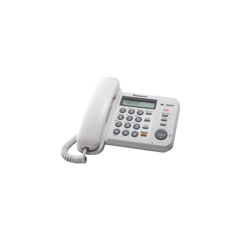 Panasonic Single Line Corded Landline Phone -KXTS580MX
