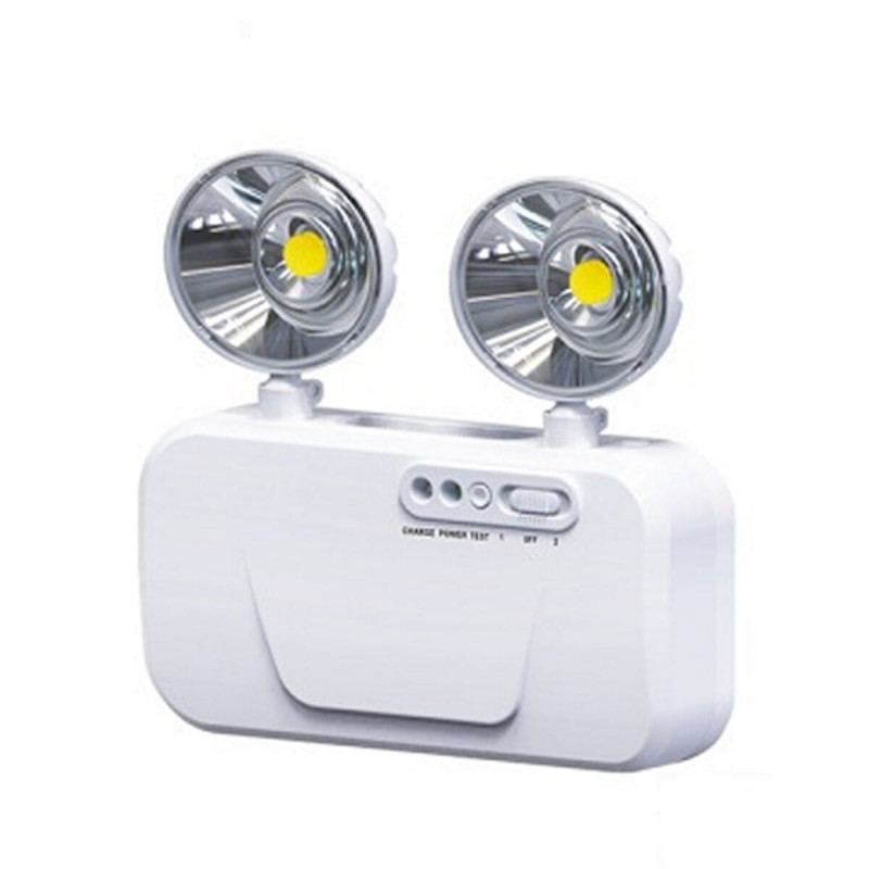 LED Emergency Lamp Rechargeable Emergency Light Twin Spot 10W