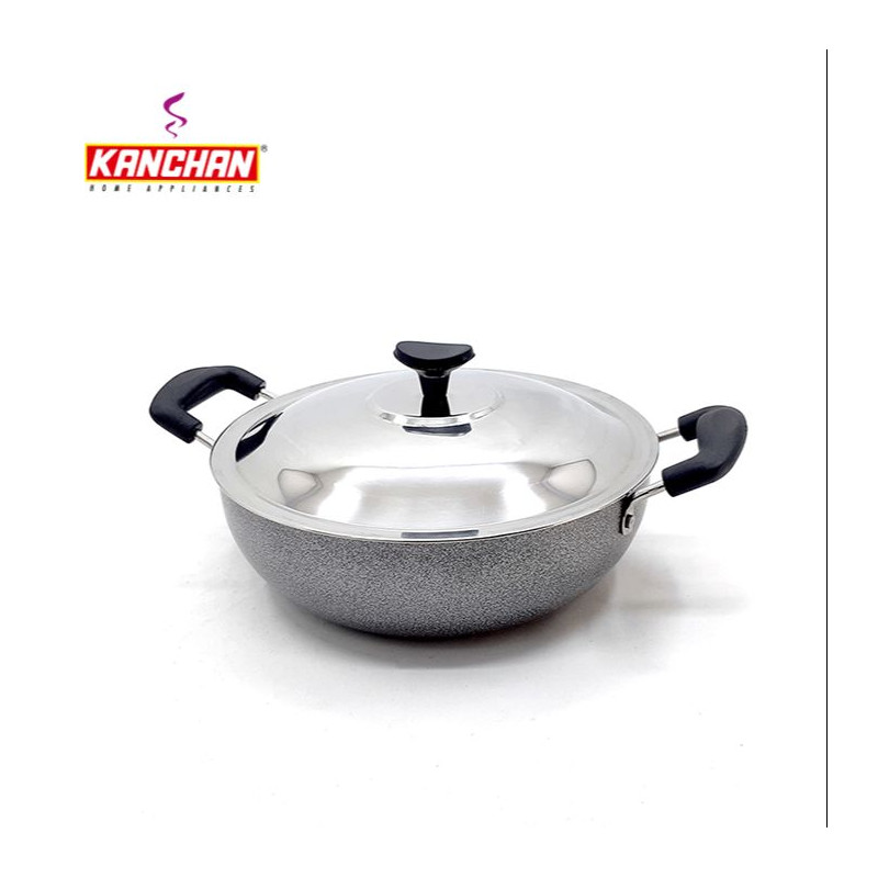 Non-Stick Cooking Pot with SS Lid 2.5 Ltr 3 mm with Induction Base-R01556