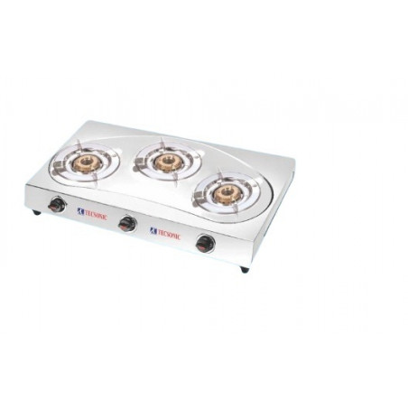 Tecsonic Stainless steel 3 burner - TSGS229