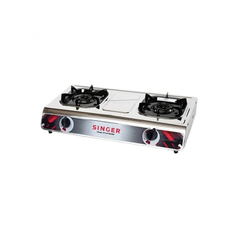 Singer Double Burner Gas Cooker Table Top - NA702ASM