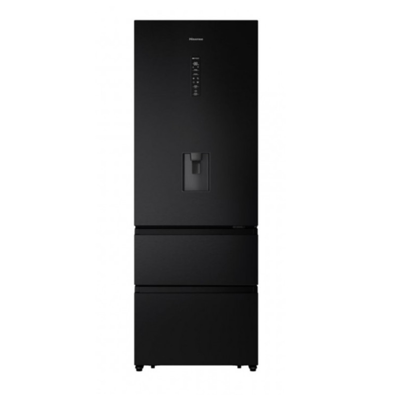 Hisense French Door Inverter Refrigerator 490l Black Color With Water ...