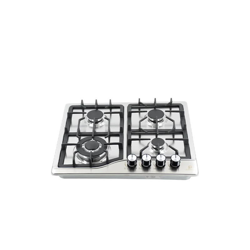 Puresonic Stainless Steel Gas Hob – 4 Burner PS-SS4B6040
