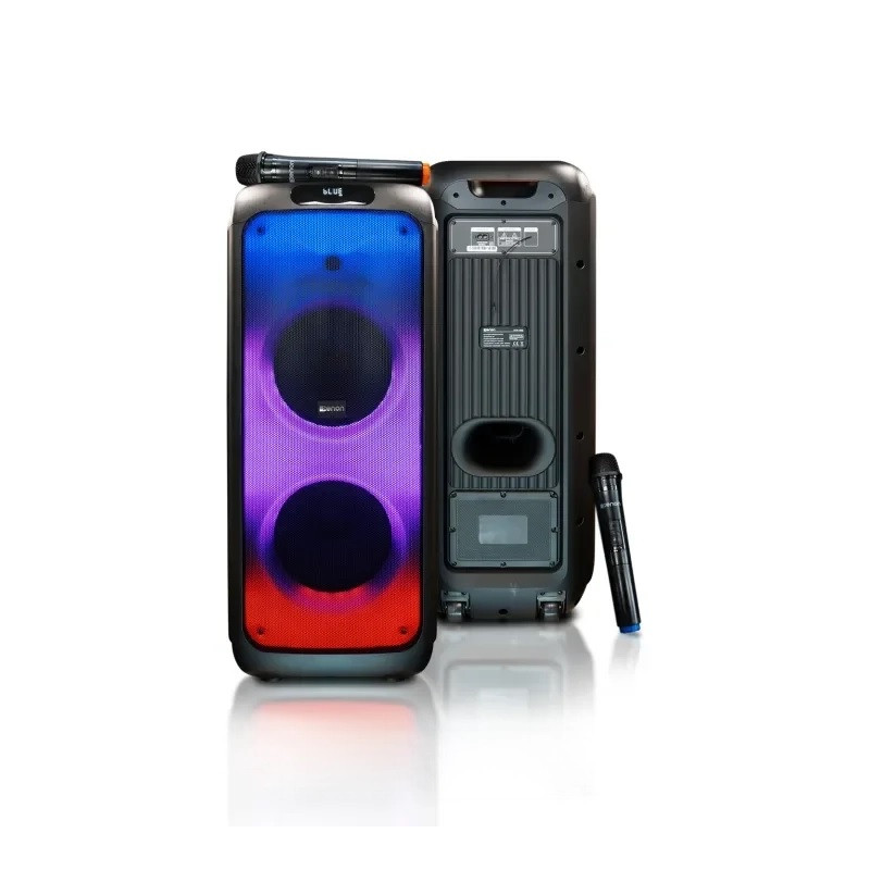 Fuji Portable Bluetooth Speaker With Free 2 Wireless Mic 2000W - FUBS-8220